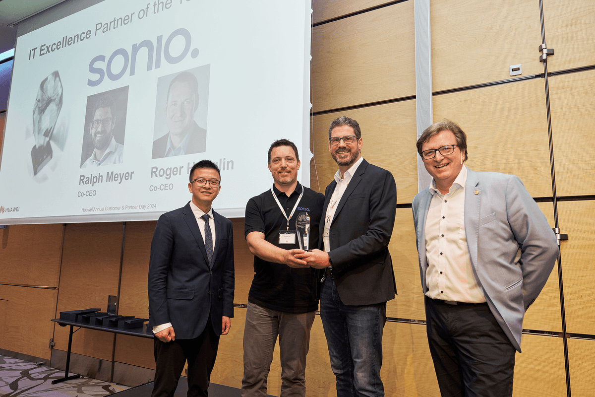 Huawei zeichnet Schweizer Partner des Jahres aus: Sonio im ...